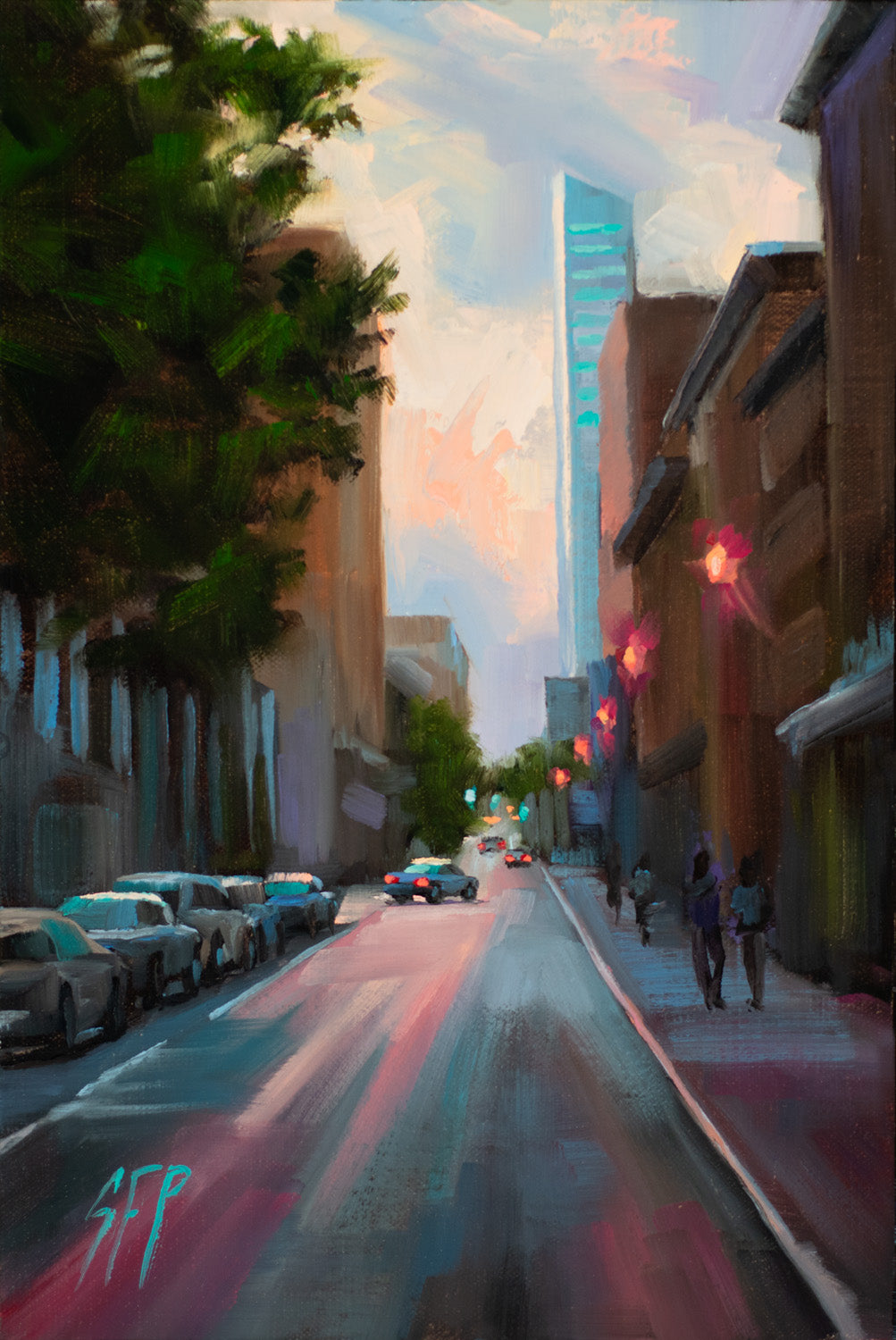 Study, Walnut Sunset | Sarah Pollock Studio