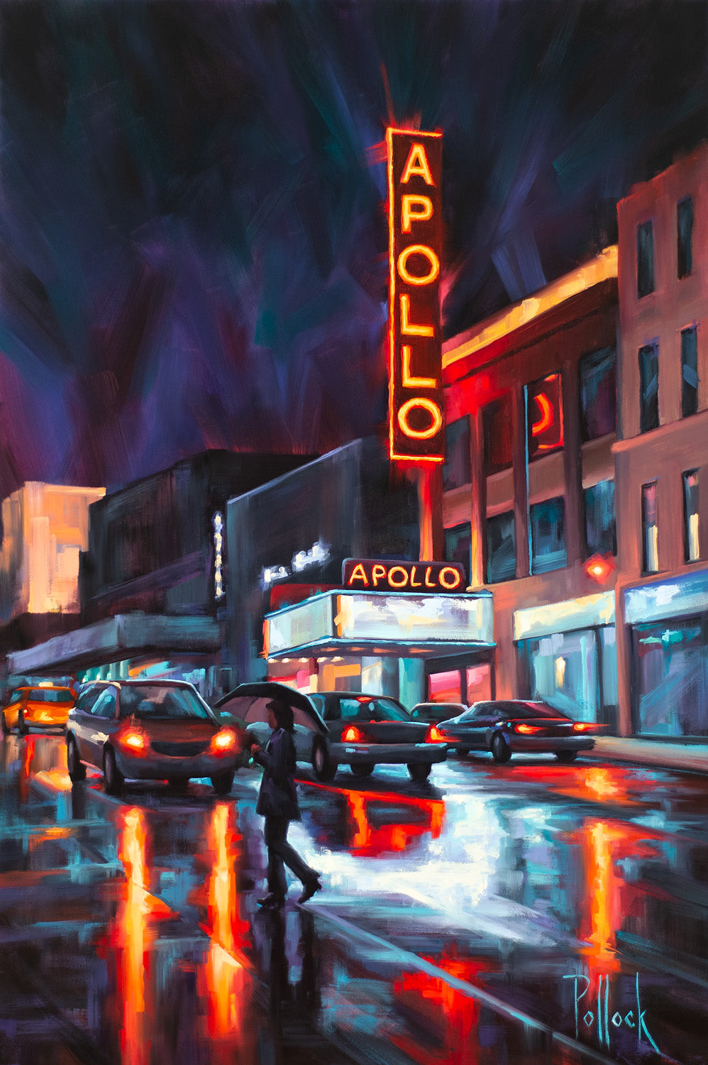 Apollo Glow oil painting on panel | Sarah Pollock Studio