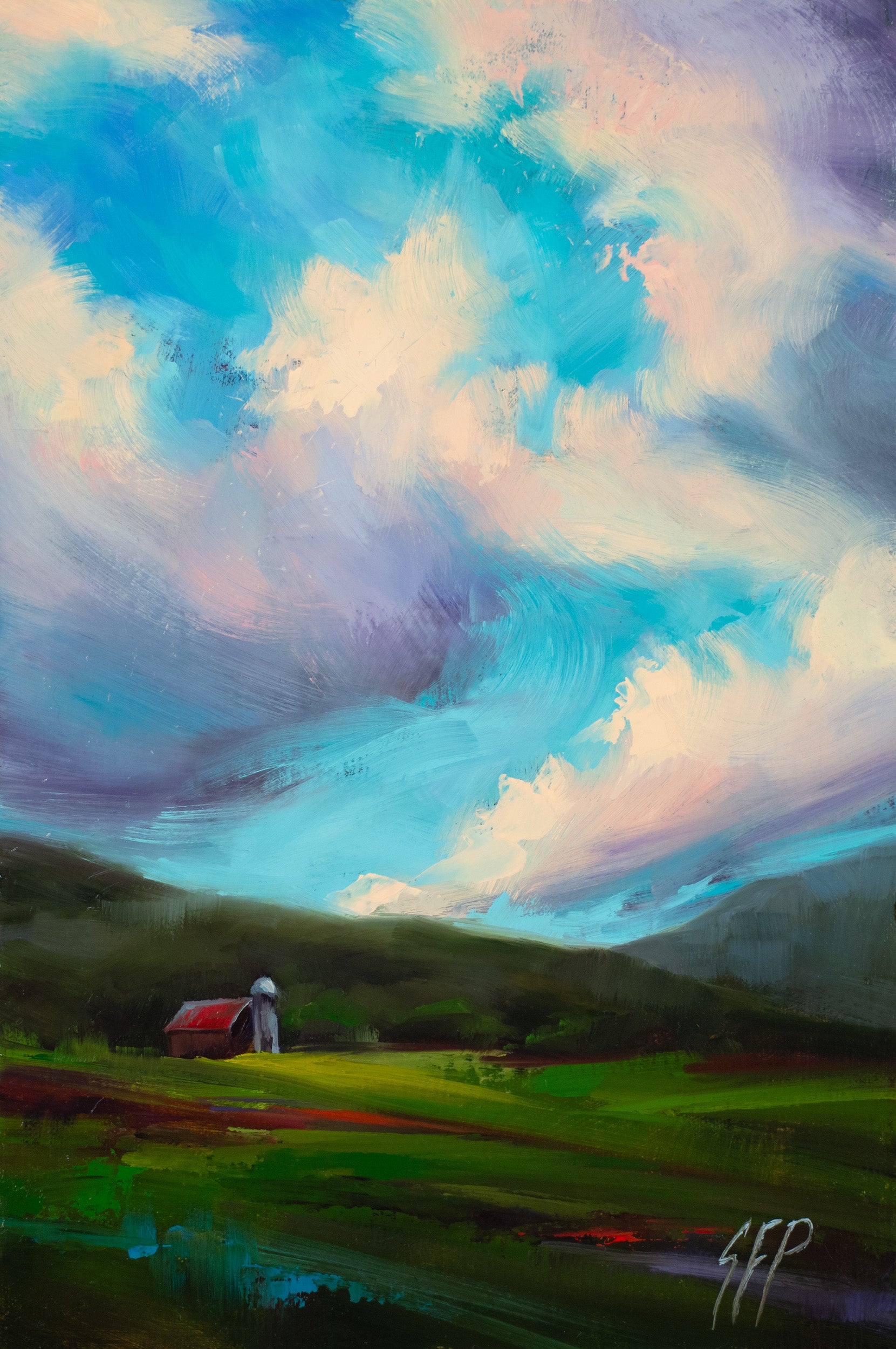 Apparition, oil on linen panel | Sarah Pollock Studio