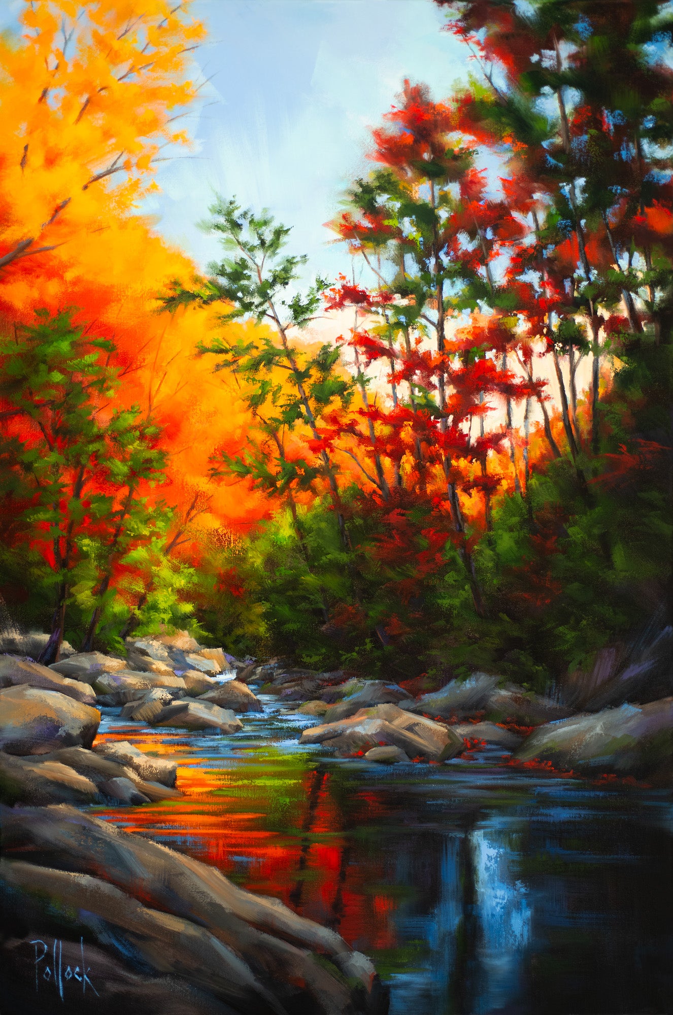 Sarah Pollock Studio | In the Key of Life oil on canvas