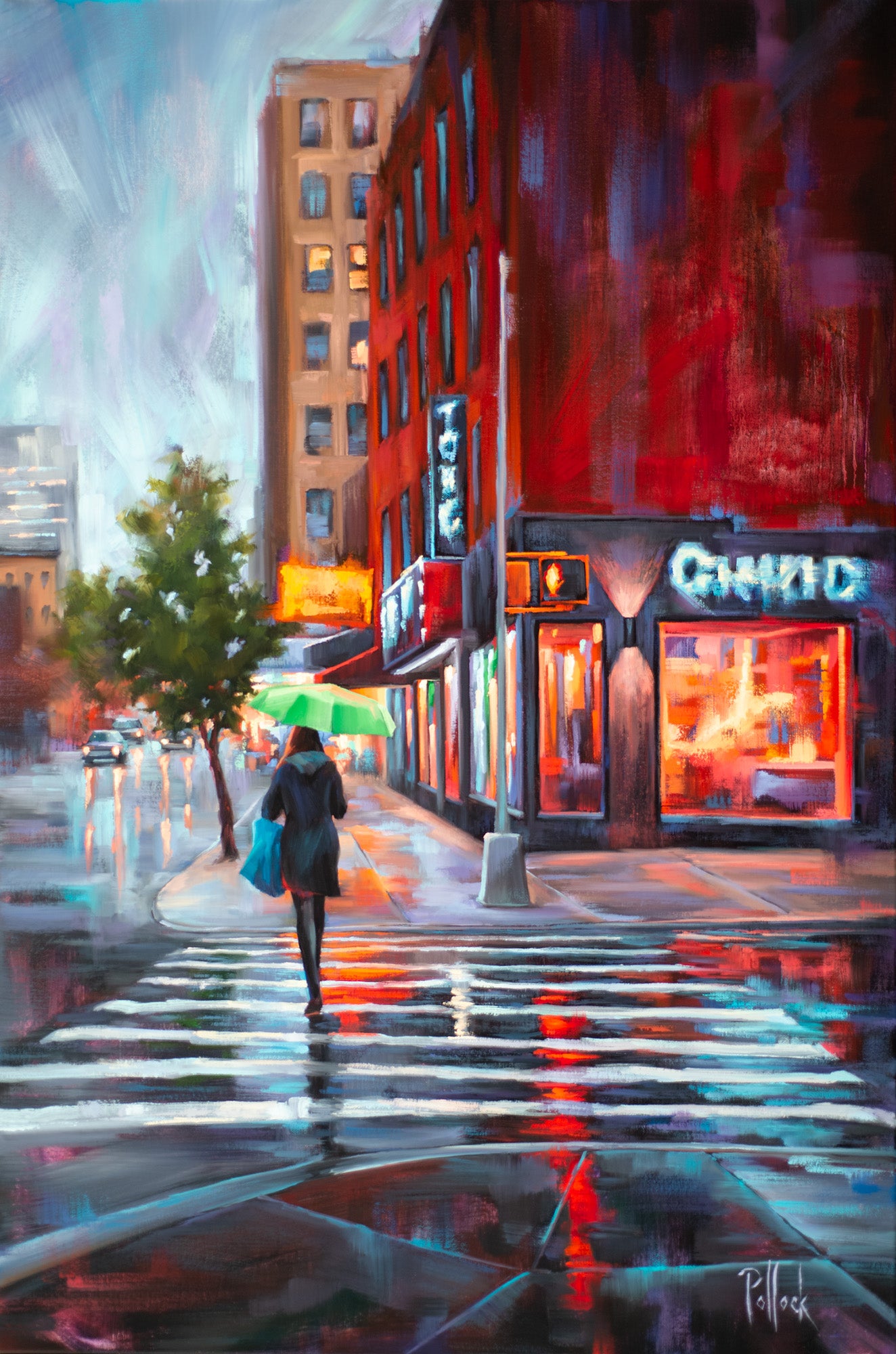 Limelight original oil painting | Sarah Pollock Studio