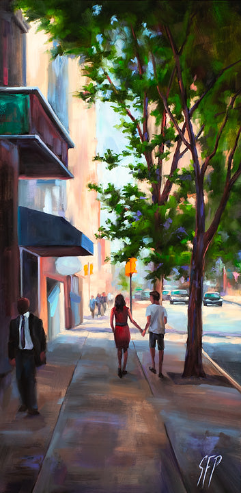 Show Me Where the Light Stays oil painting on panel | Sarah Pollock Studio