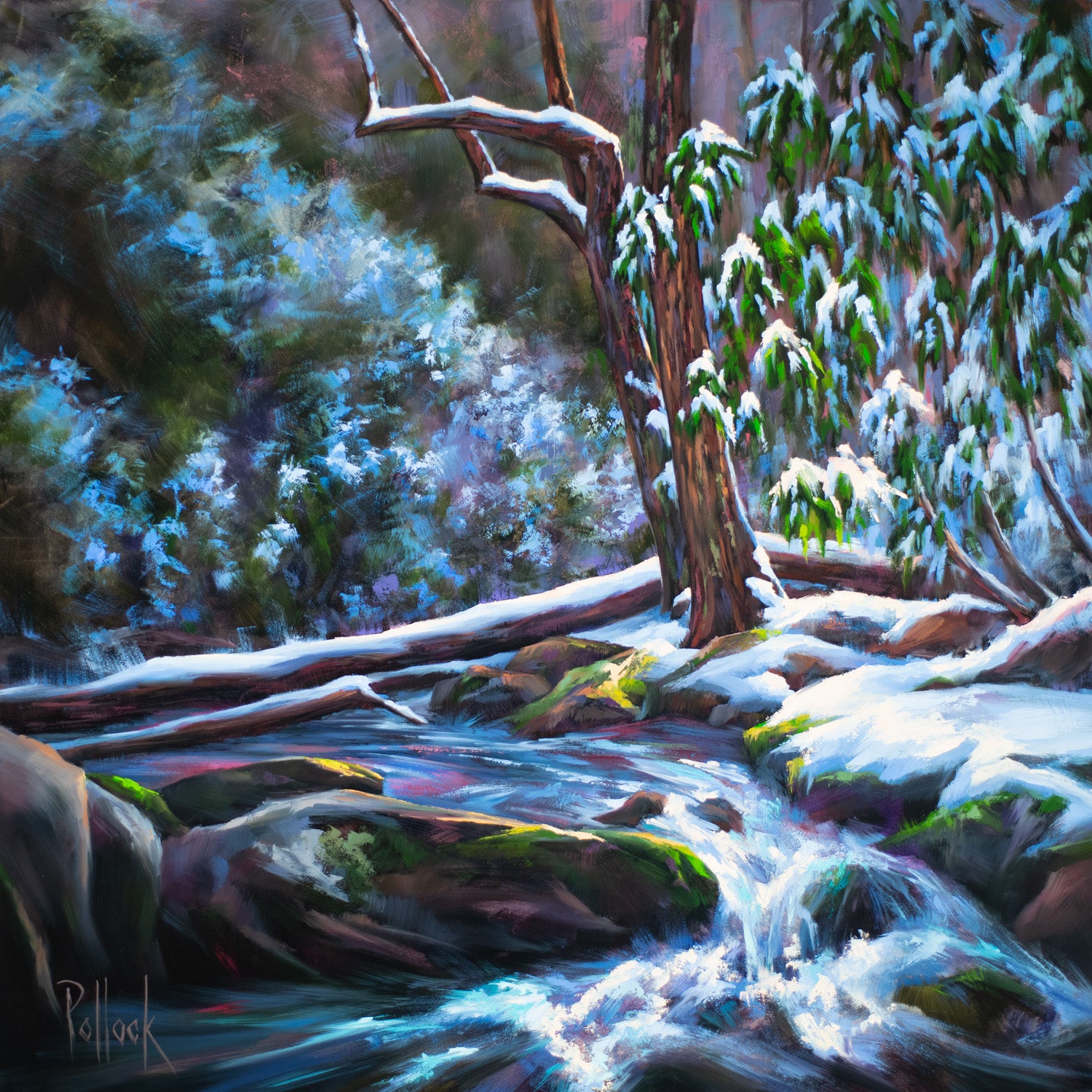 Winter Haven oil painting on panel | Sarah Pollock Studio