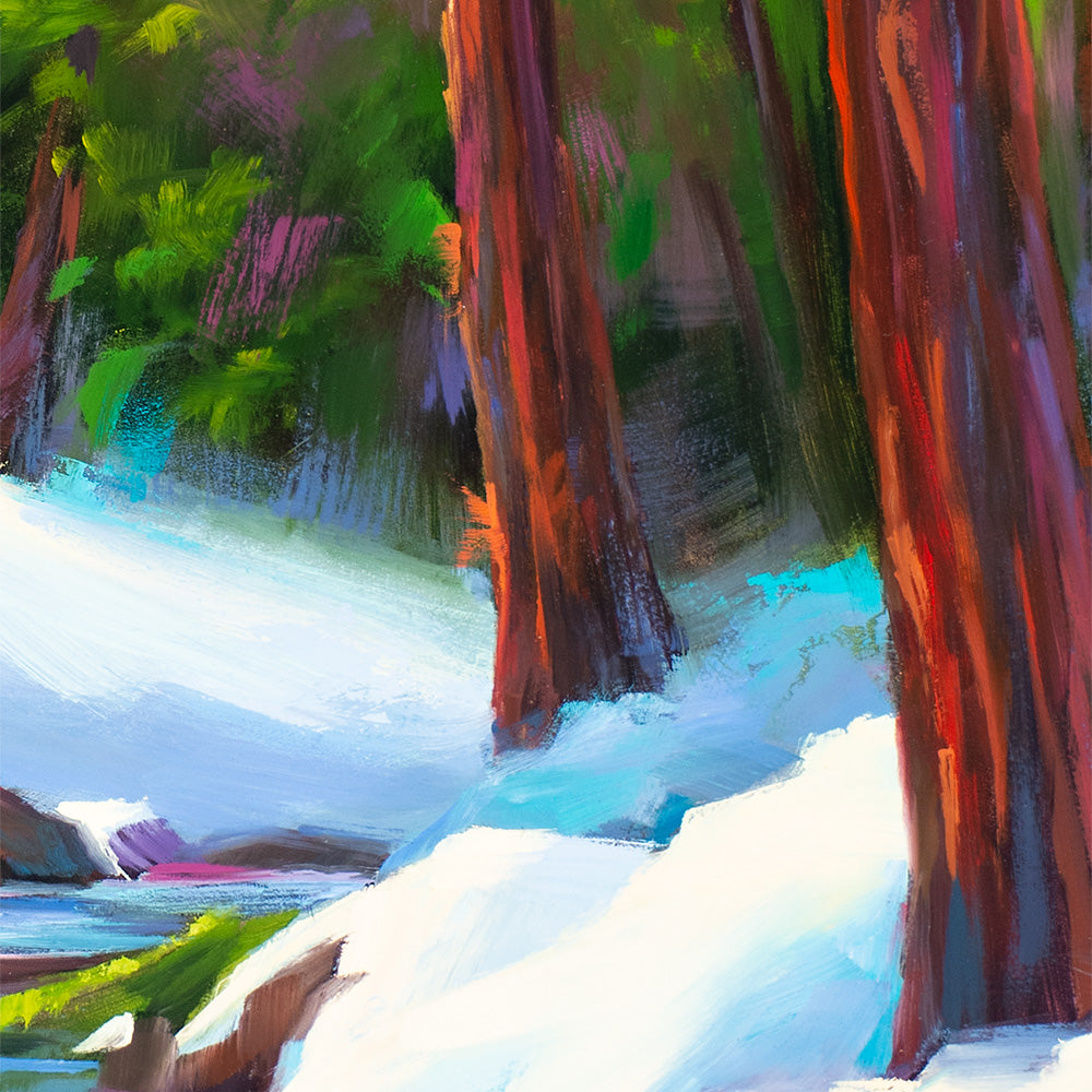 In Shingletown Gap oil painting | Sarah Pollock Studio