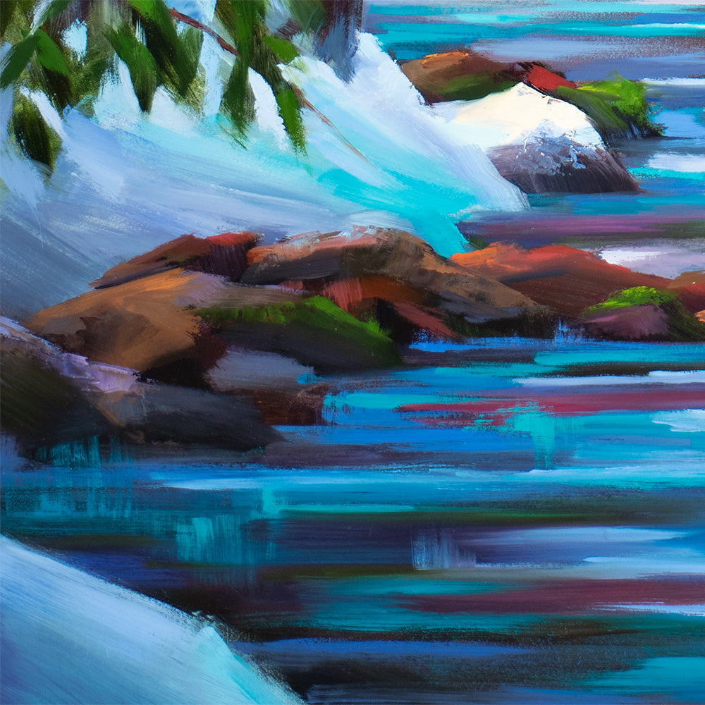 In Shingletown Gap oil painting | Sarah Pollock Studio
