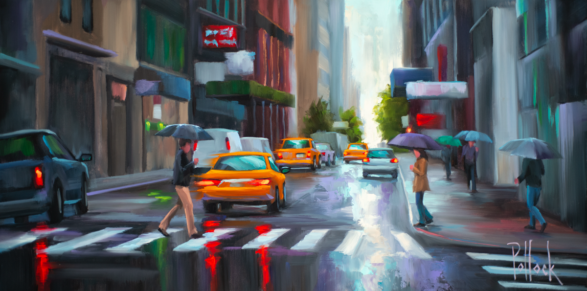 Raindance oil painting | Sarah Pollock Studio