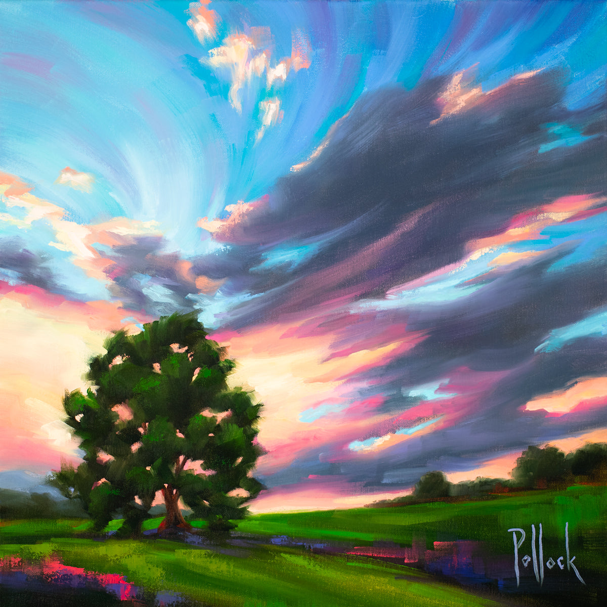 Summer Oak, oil painting | Sarah Pollock Studio
