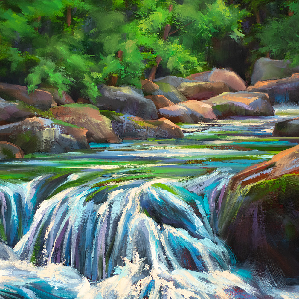 Summertime, Great Smoky Mountains oil painting | Sarah Pollock Studio