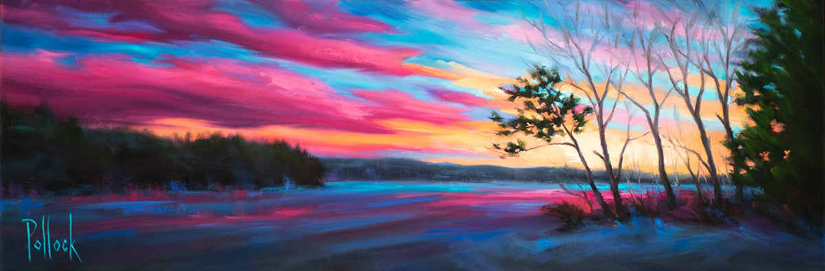 This Winter's Night oil on canvas | Sarah Pollock Studio